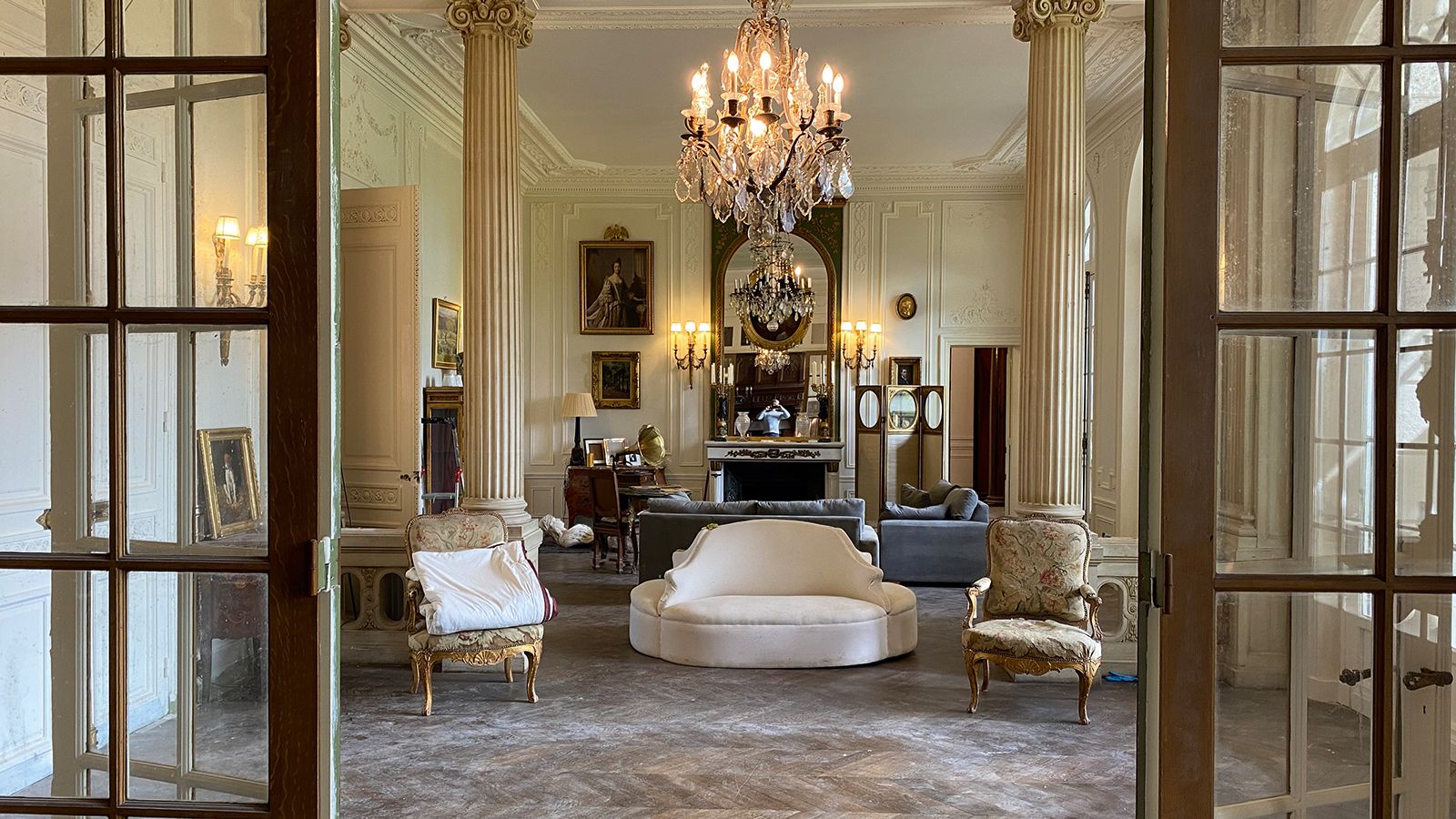 Inside the French Restoration Chateau of designer Tim Gosling